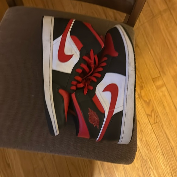 Nike | Shoes | Air Jordan With Red Laces | Poshmark